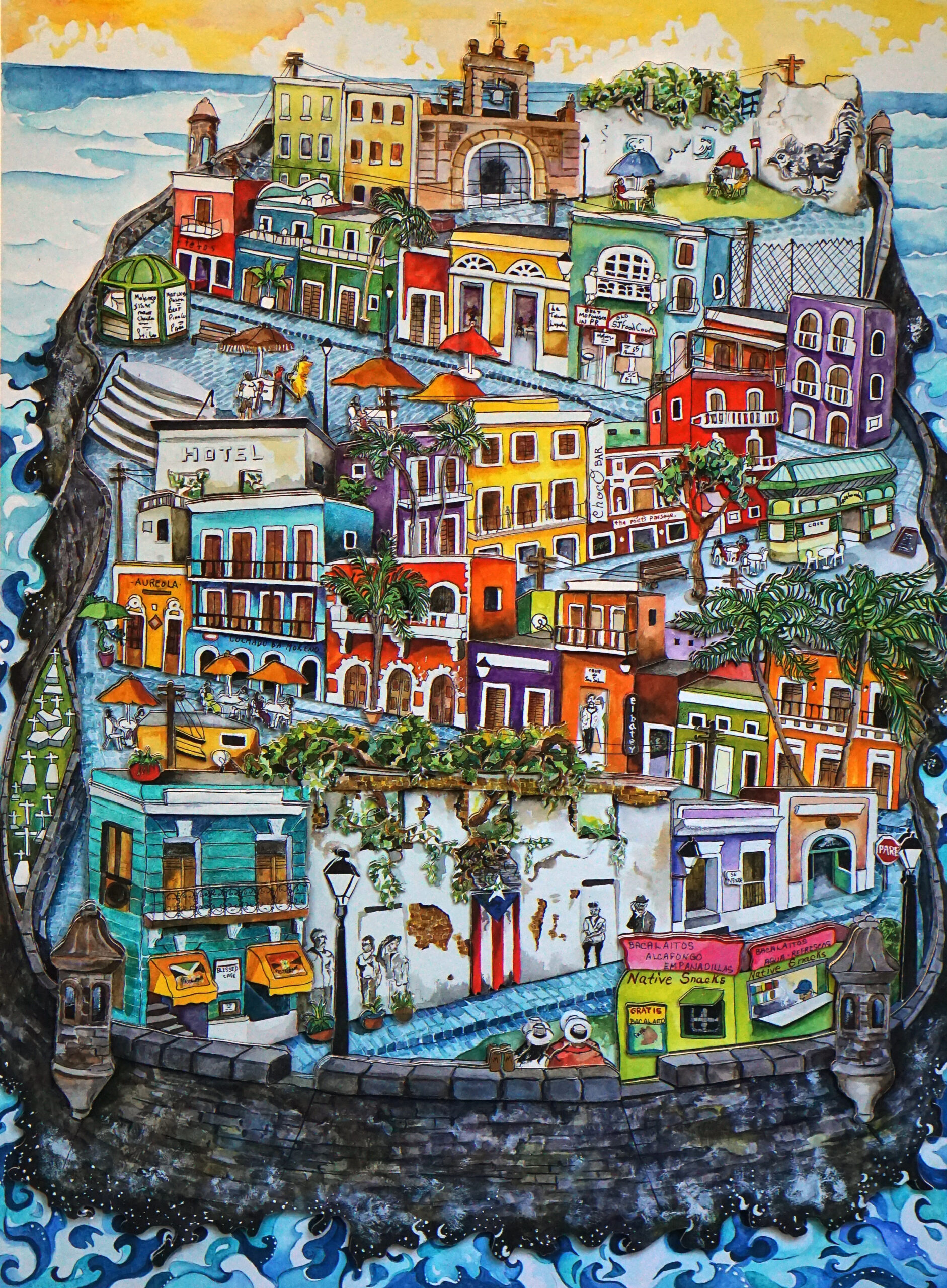 3D Print of Old San Juan, Puerto Rico from Artizan Made, A Handmade ...