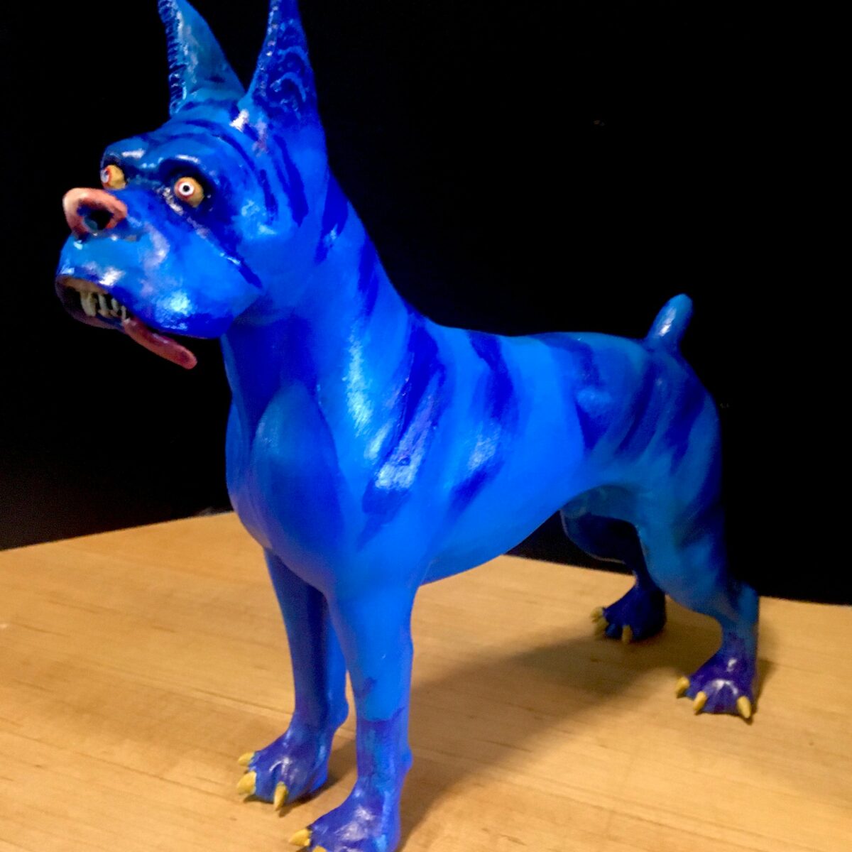 Upcycled Polymer Clay Mad Dog from Artizan Made, A Handmade Collective ...