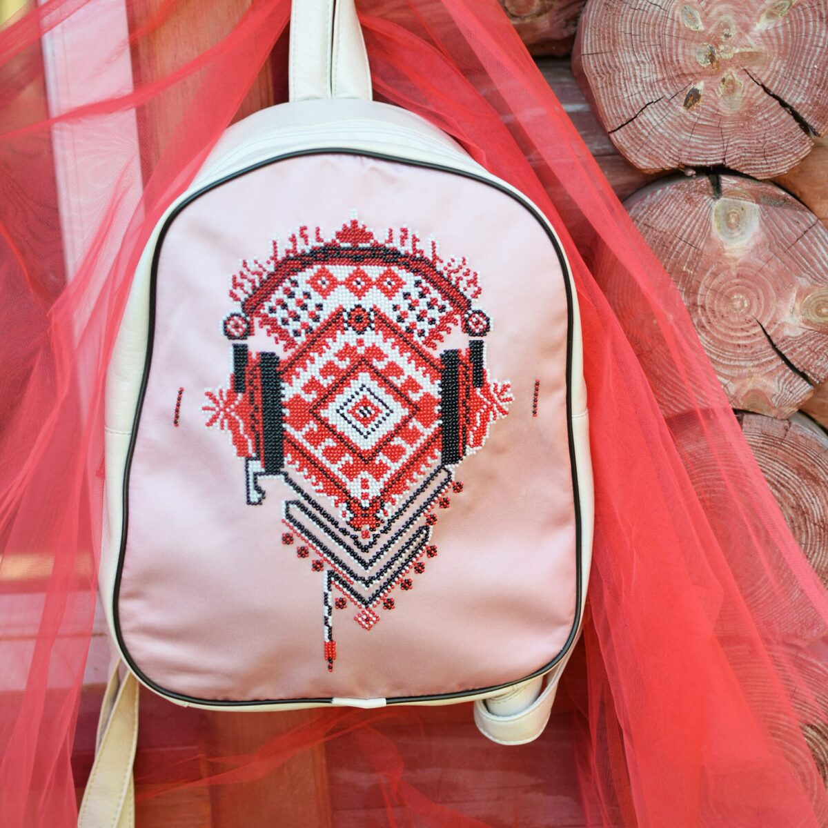 Embroidered Backpack with Ukrainian emblem from Artizan Made, A ...